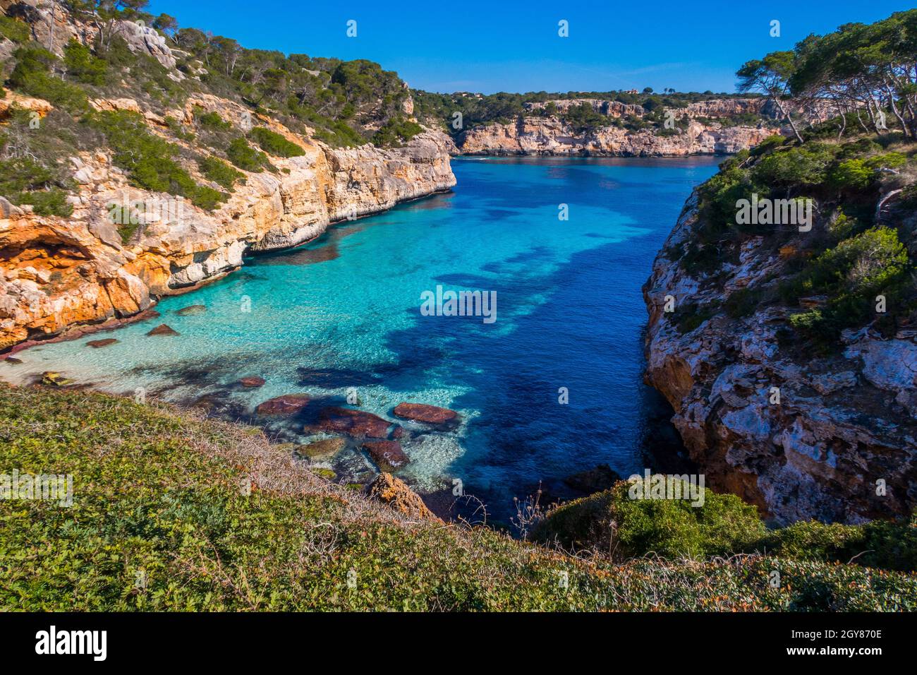 Calo des Moro, Majorca Stock Photo - Alamy