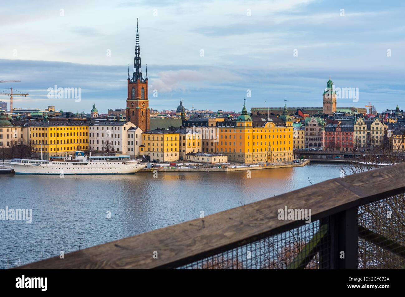 Stockholm Skyline (January Stock Photo - Alamy