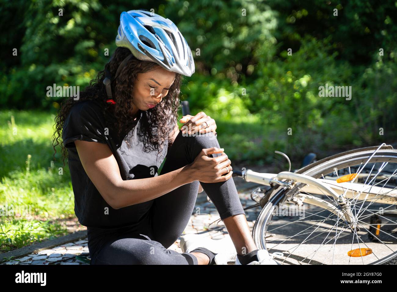 Bike Fell Down High Resolution Stock Photography and Images - Alamy