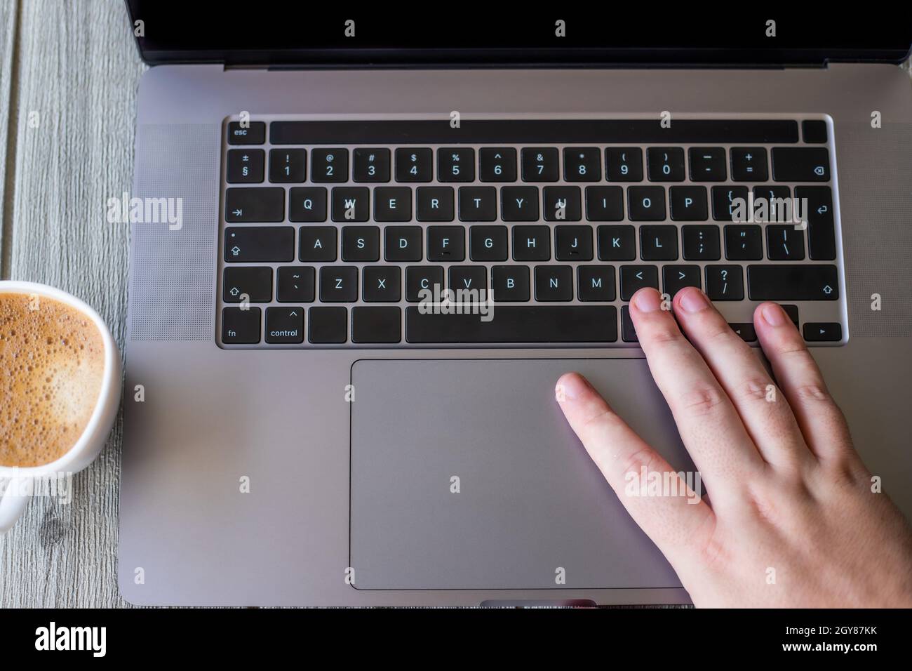 Lady Hands Pointing Pressing Computer Keyboard Keys Typewriting New ...