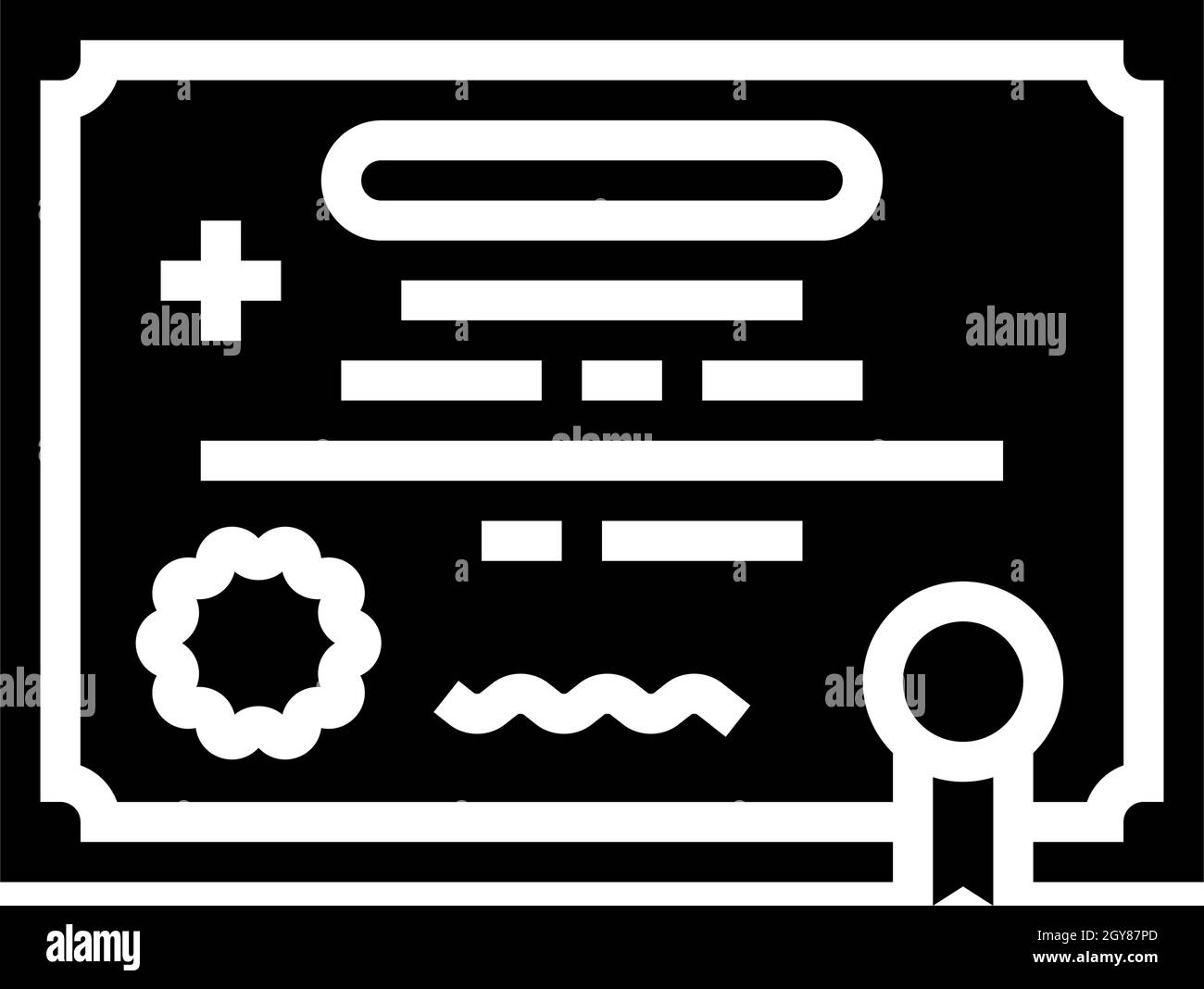 Medical license Stock Vector Images - Alamy