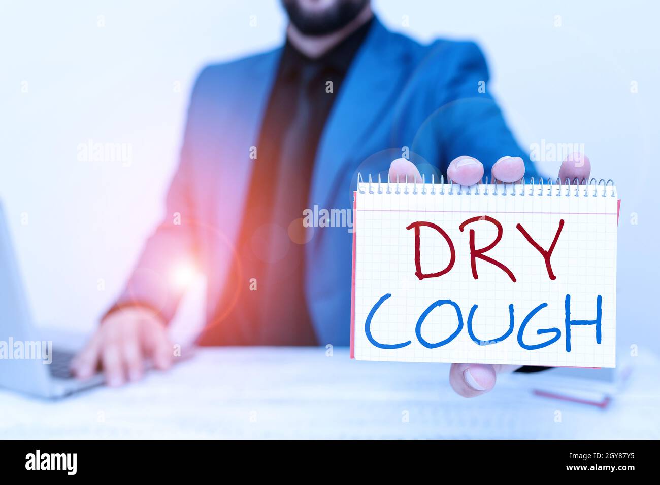 Conceptual caption Dry Cough, Conceptual photo cough that are not ...