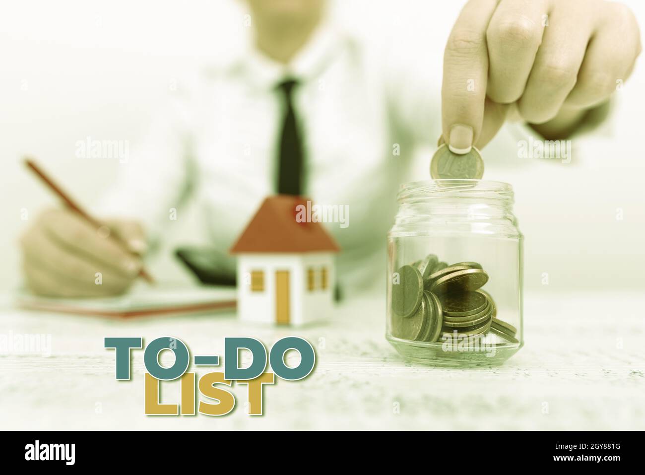 Handwriting text To do List, Concept meaning a list of tasks to ...