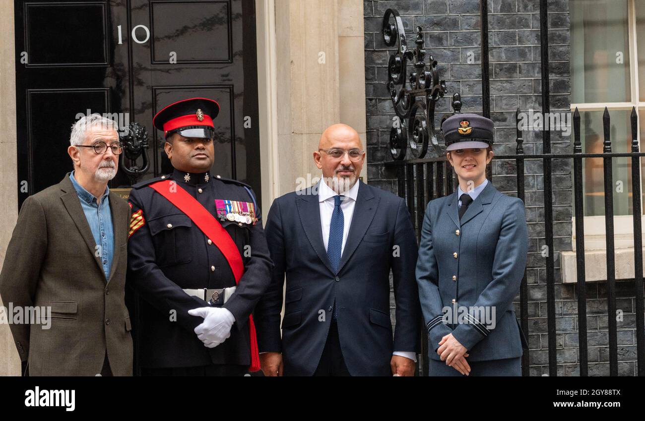 London, UK. 7th Oct, 2021. Neil Davies, Ex Parachute Regiment, , Colour ...