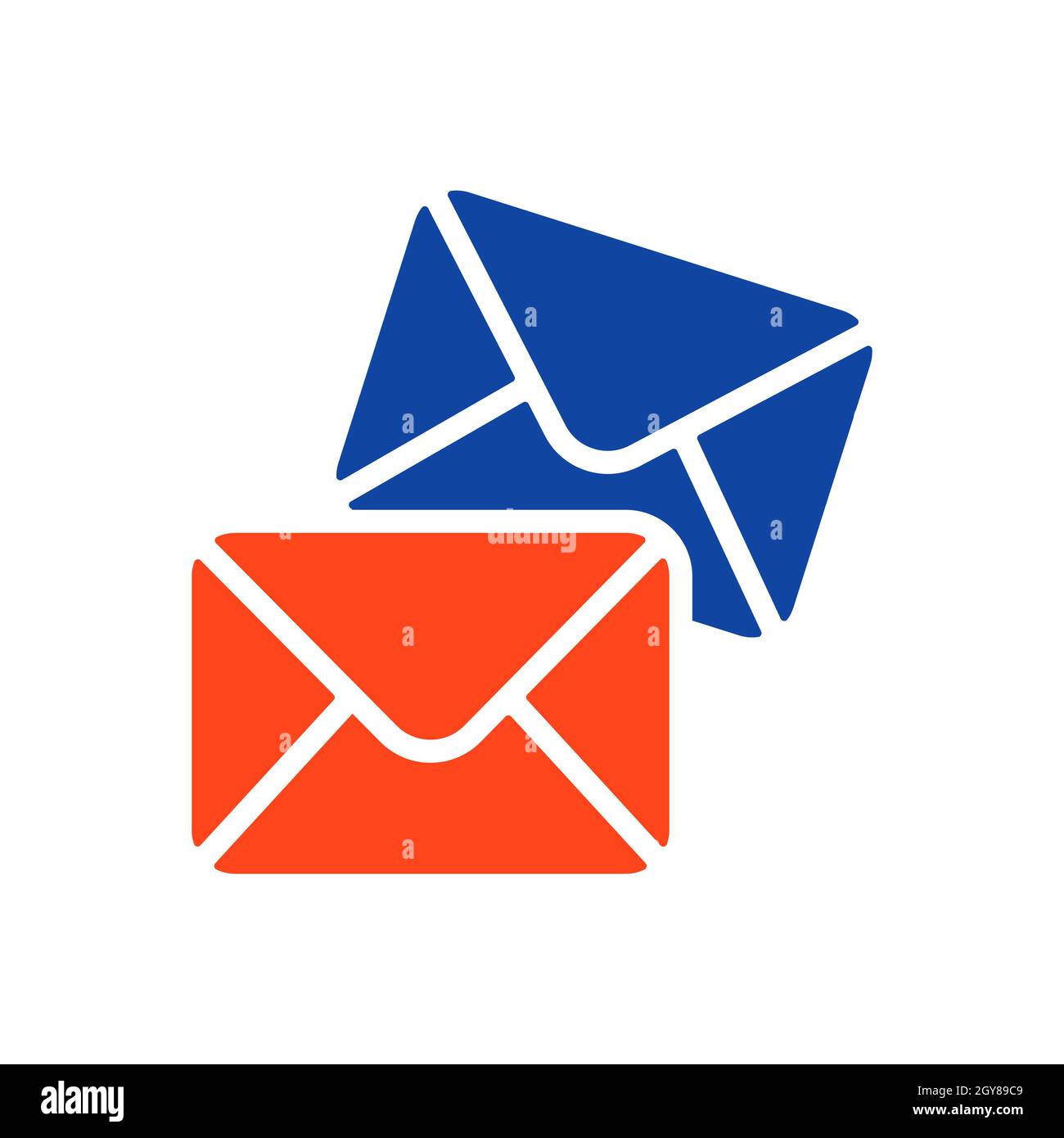 Mail outline glyph icon. Workspace sign. Graph symbol for your web site ...