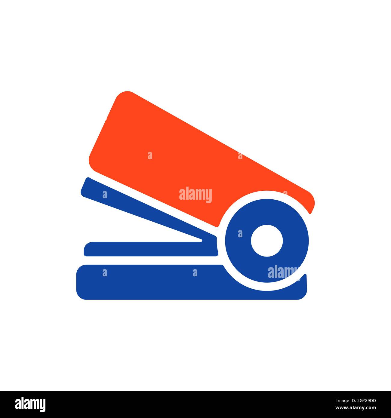 Stapler outline glyph icon. Workspace sign. Graph symbol for your web ...