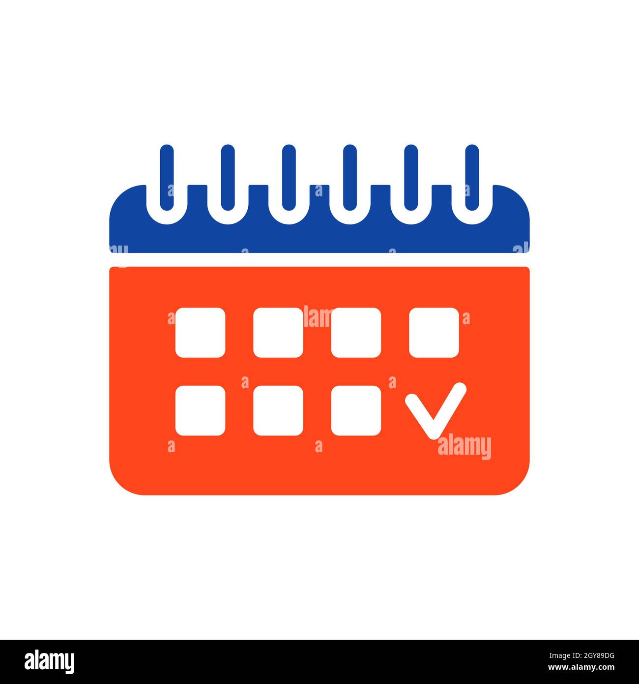Calendar outline glyph icon. Workspace sign. Graph symbol for your web ...