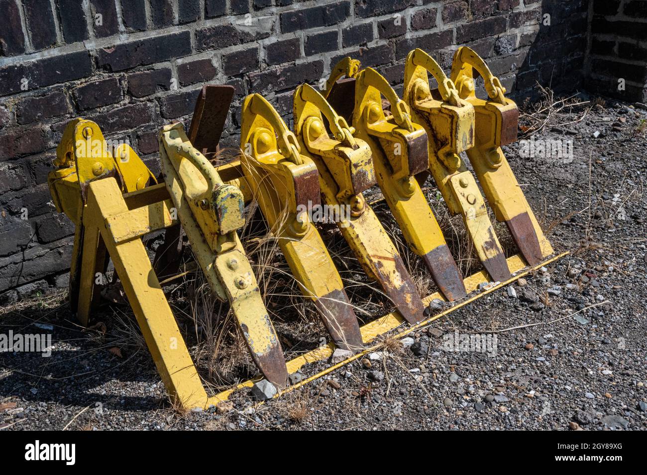 drag shoes for railway Stock Photo - Alamy