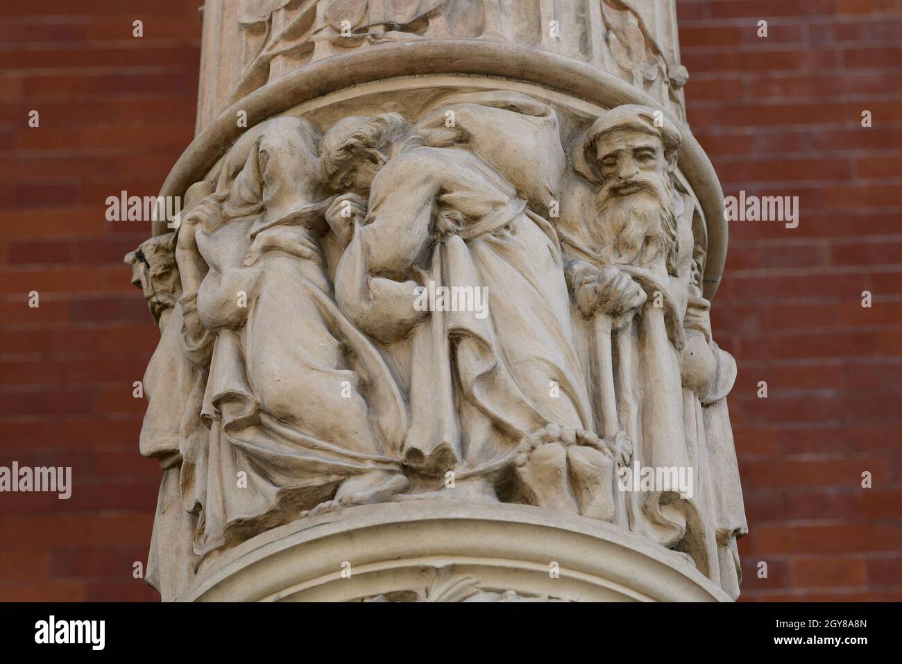 London, England, UK. Victoria and Albert Museum, Exhibition Road facade ...