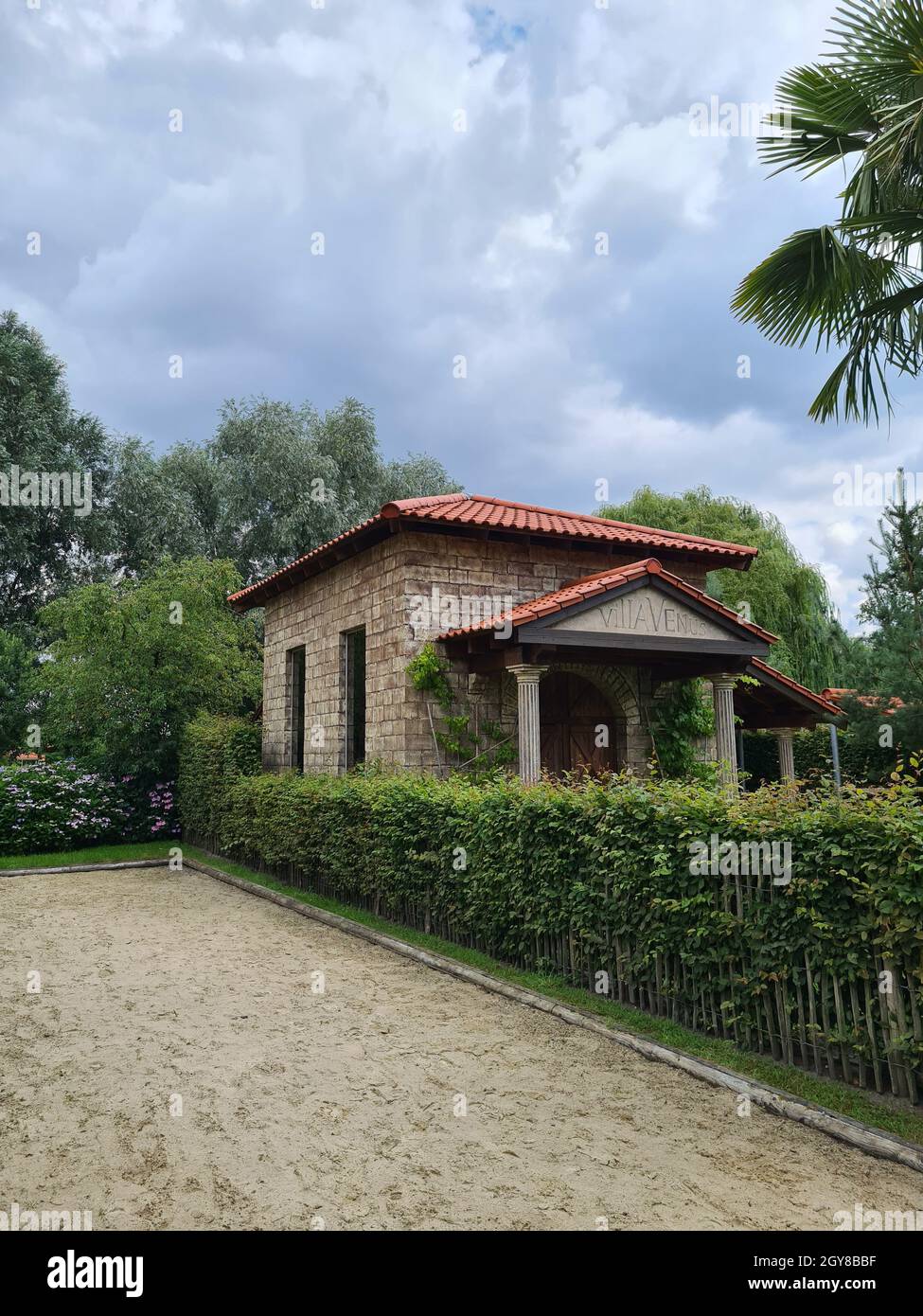 Roman villa reconstruction hi-res stock photography and images - Alamy