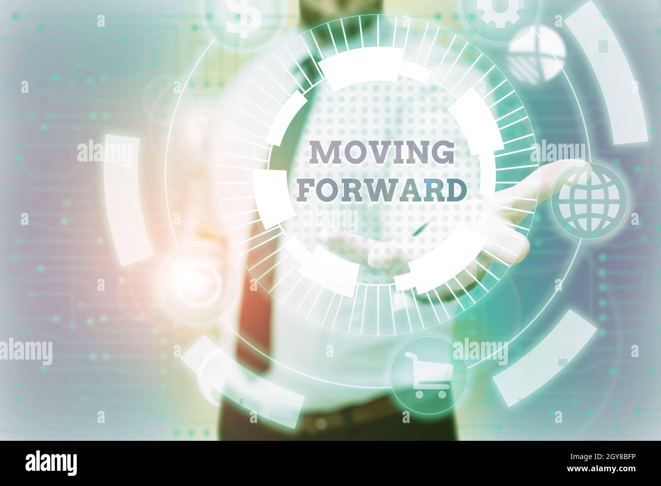 Text sign showing Moving Forward, Word Written on Towards a Point Move ...