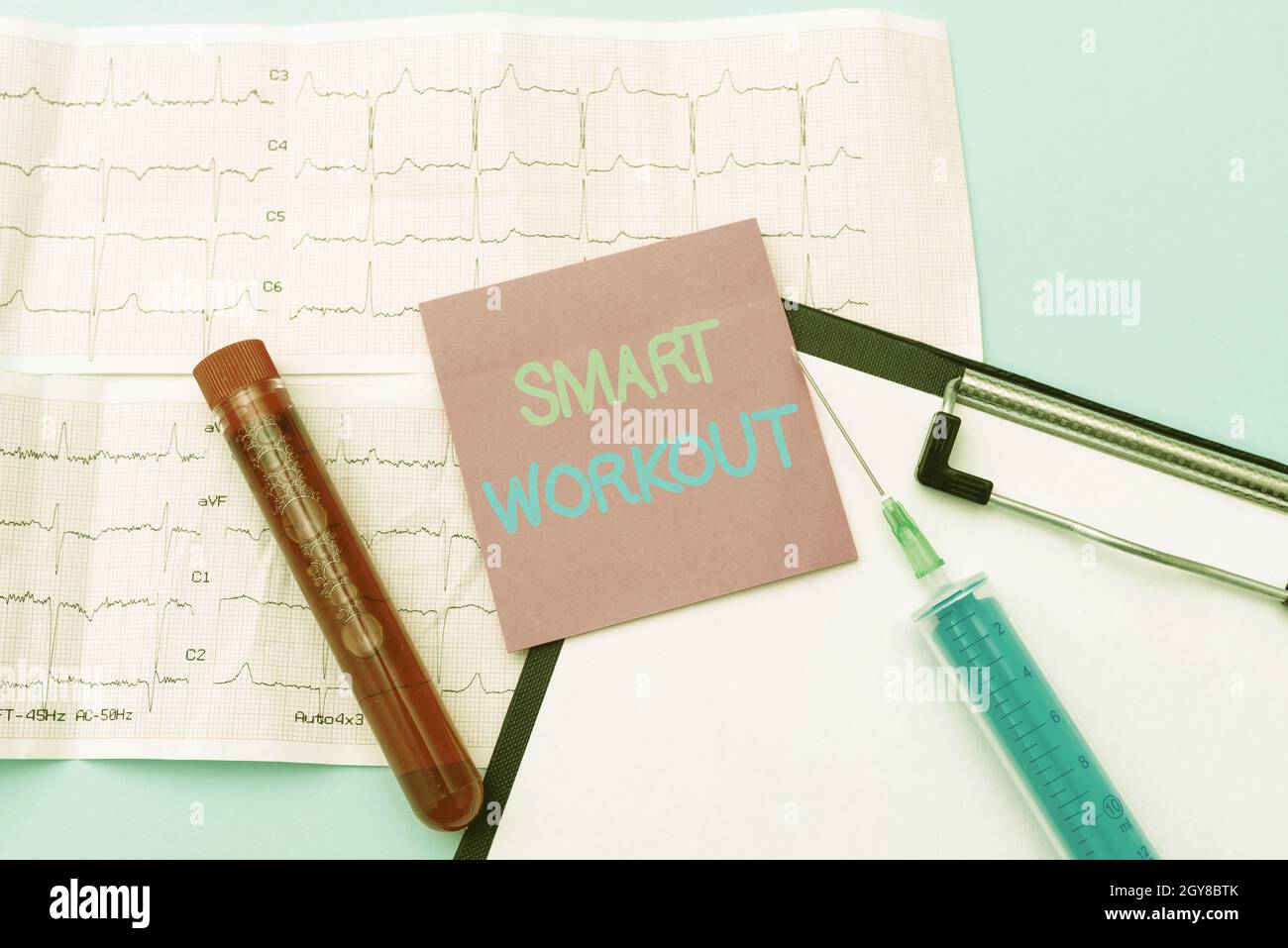 Text showing inspiration Smart Workout, Conceptual photo ...