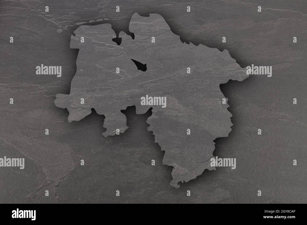 Lower saxony state map hi-res stock photography and images - Alamy