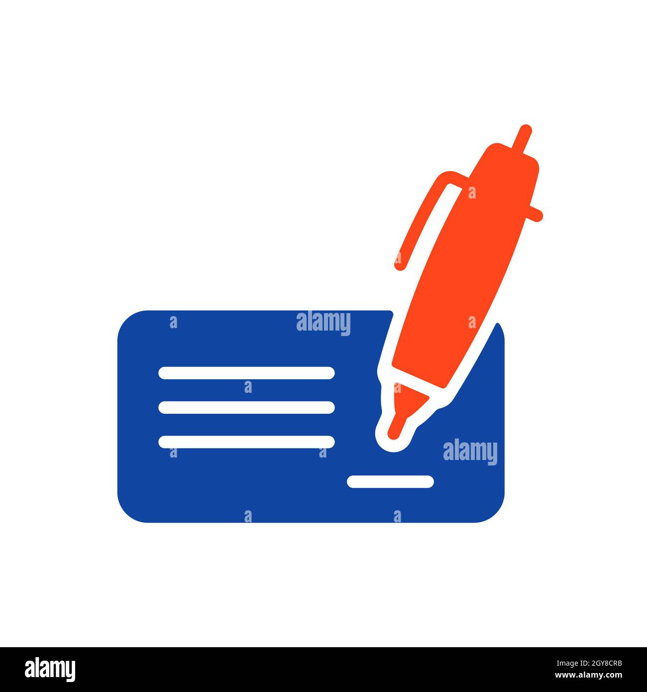 Cheque sign signature Cut Out Stock Images & Pictures - Alamy