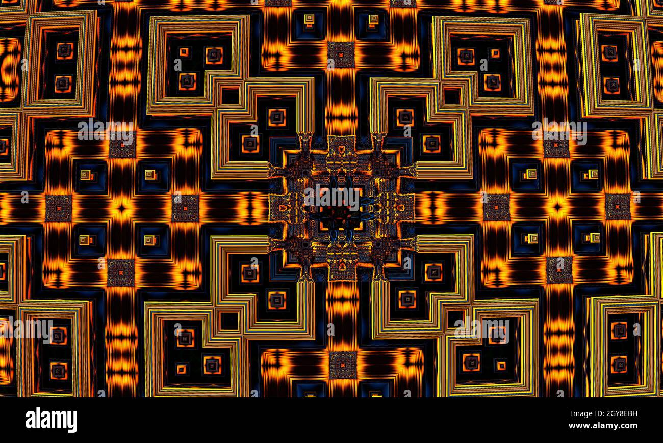 3d abstract computer generated fractal design.Fractal is never-ending ...