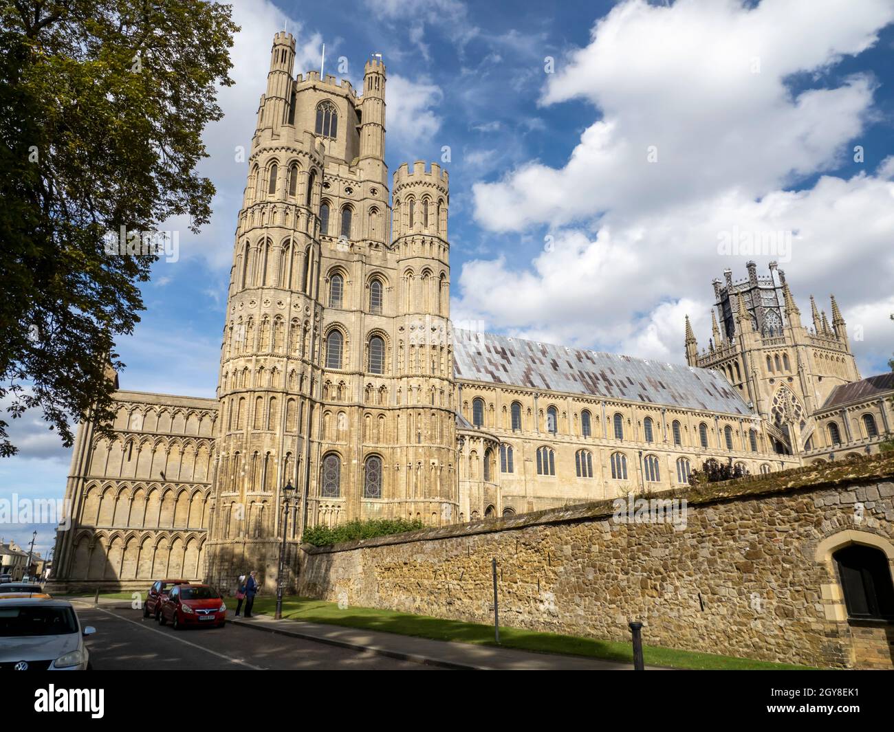 Ely Cathedral in Ely, Cambridgeshire, UK, dates from 1083 Stock Photo ...
