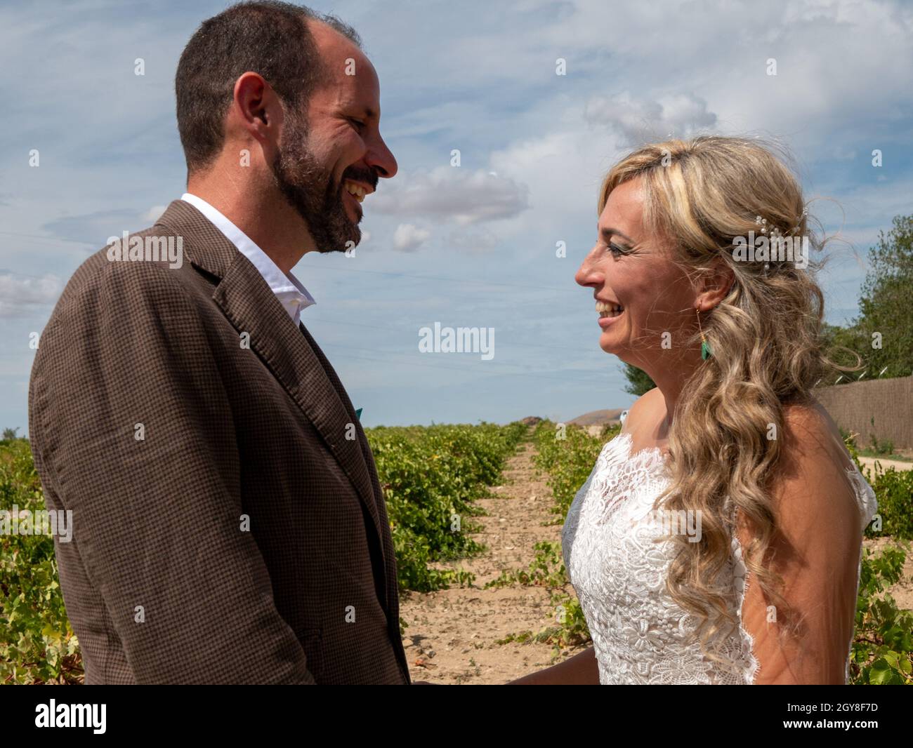 Happy spanish couple during hi-res stock photography and images - Alamy