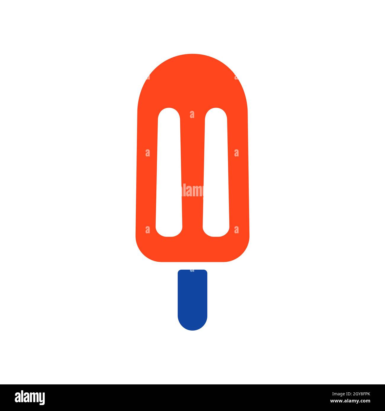 Popsicle vector glyph icon. Fast food sign. Graph symbol for cooking ...