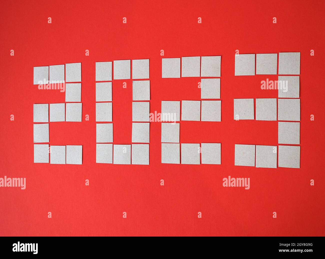 Year 2023 written in hi-res stock photography and images - Alamy