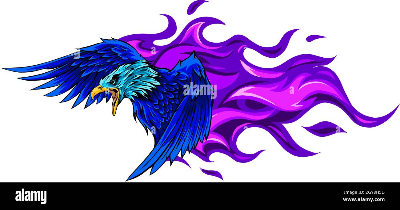 Blue Fire Eagle