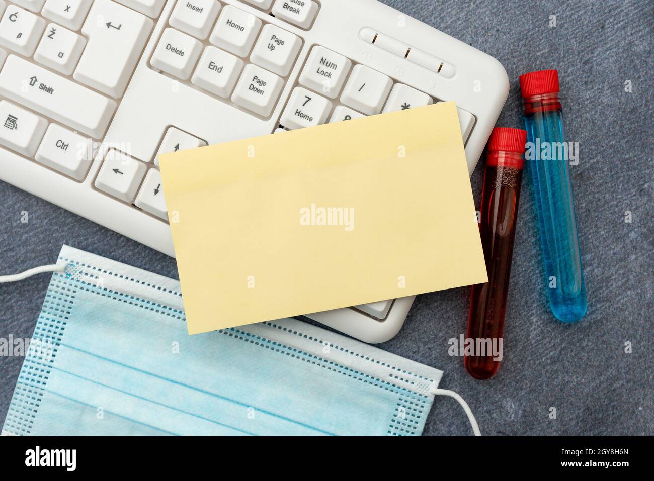 Typing Medical Notes Scientific Studies And Treatment Plans Stock Photo ...