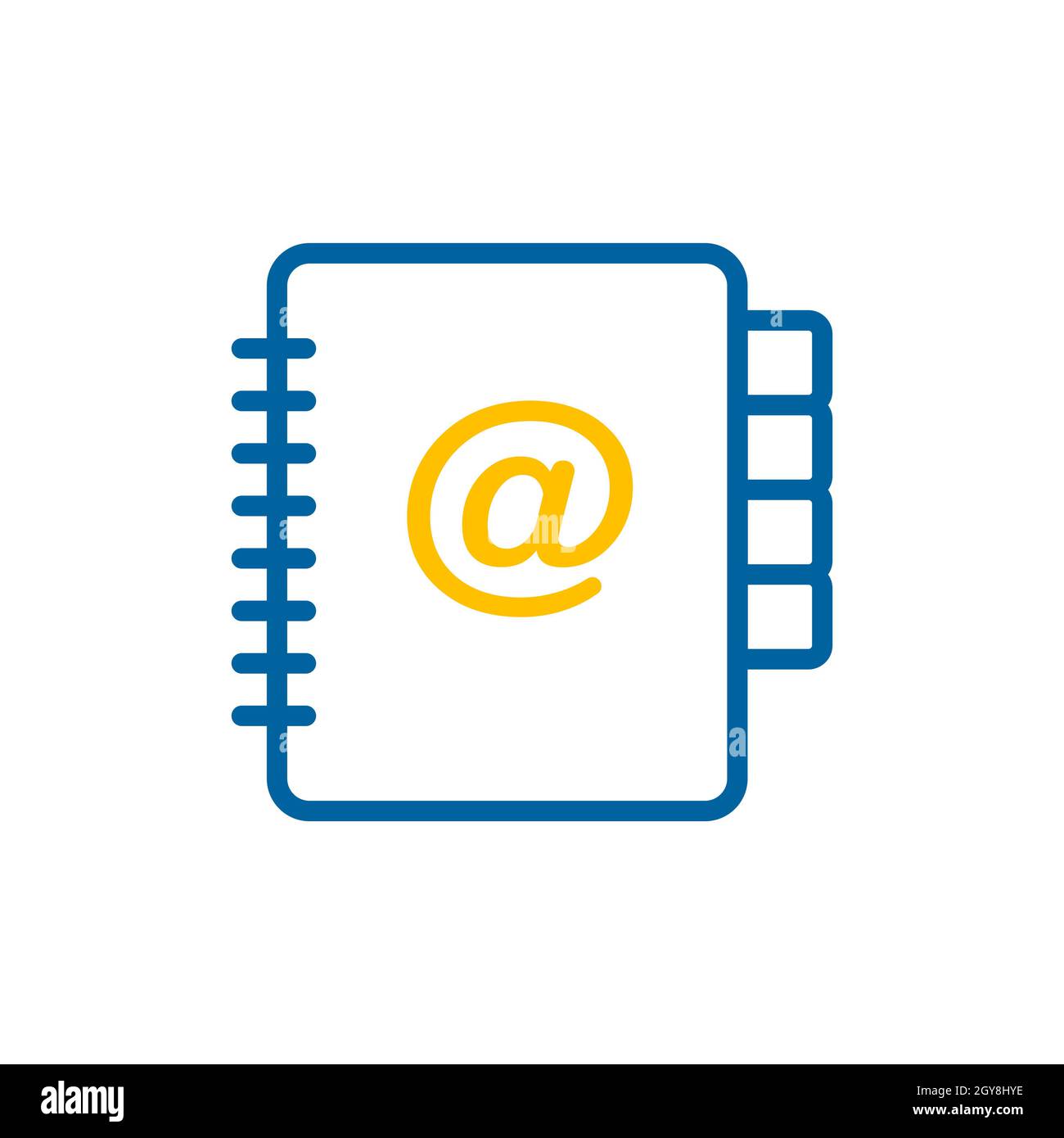 Address Book Outline Icon Workspace Sign Graph Symbol For Your Web Site Design Logo App Ui