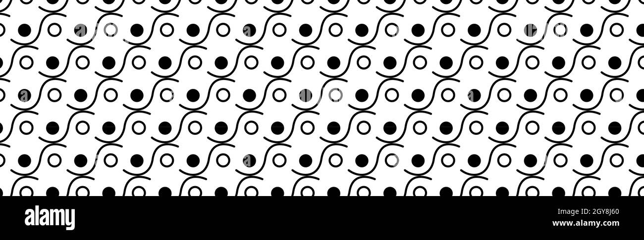 Seamless pattern, various geometric shapes on a white background ...