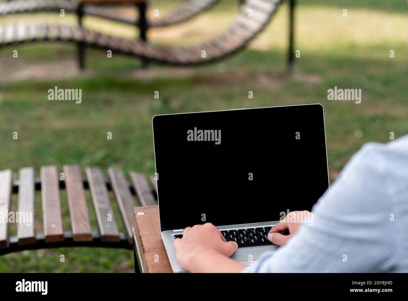 Online Jobs And Working Remotely, Connecting People Together Stock ...