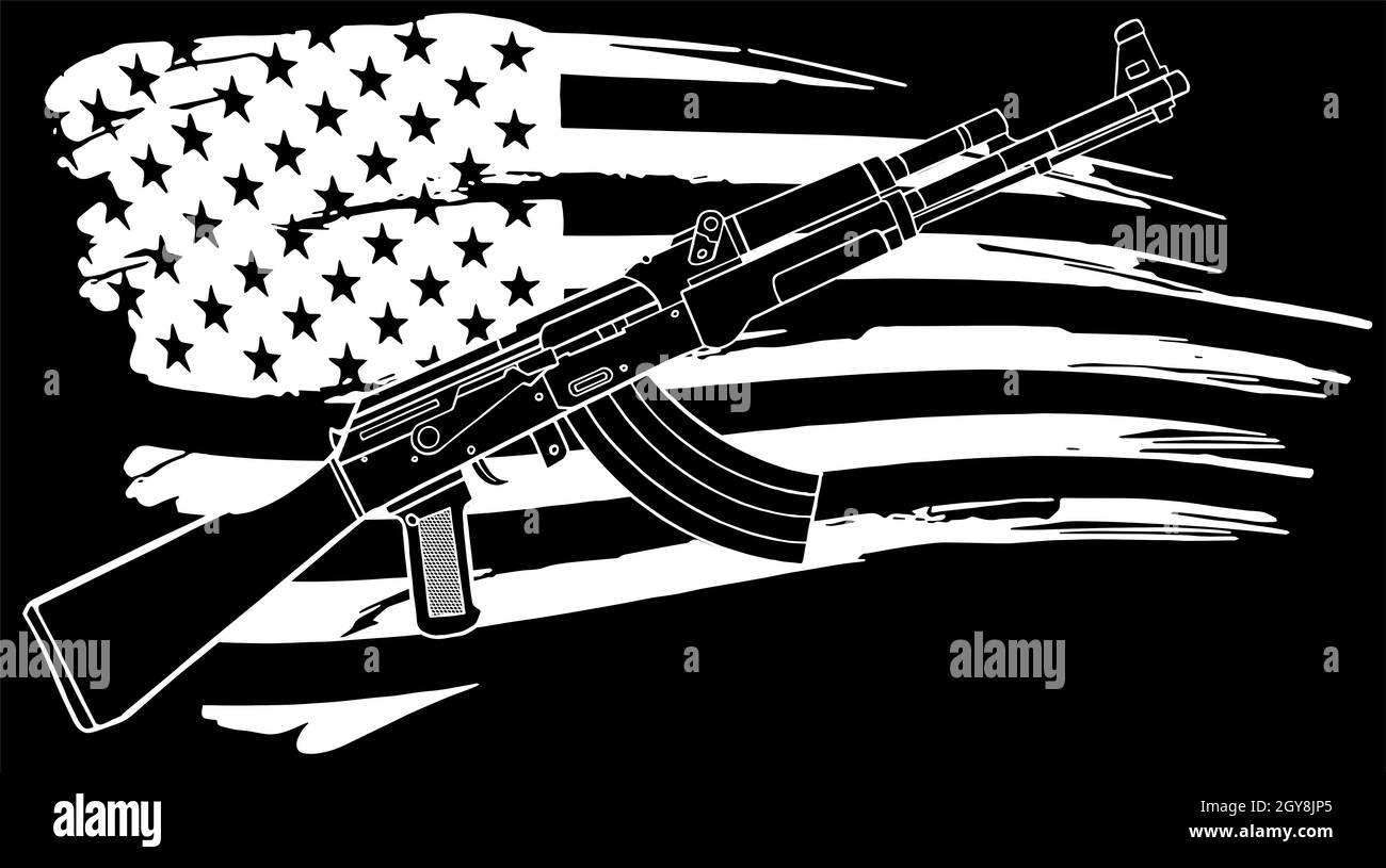 Usa gun sign Black and White Stock Photos & Images - Alamy