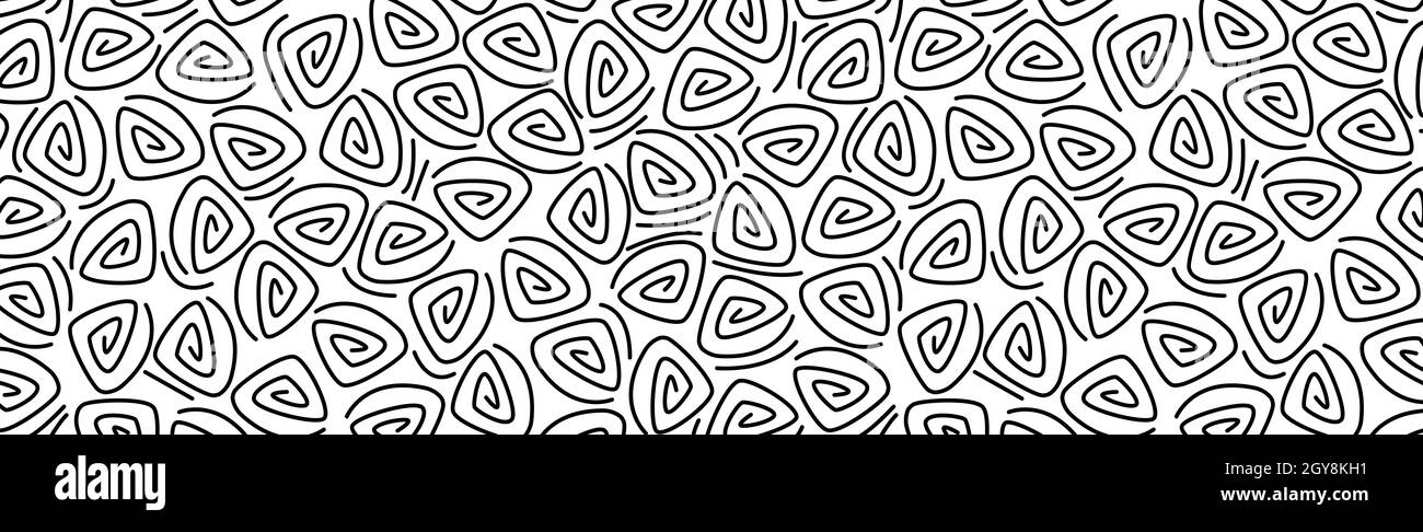 Seamless pattern, various geometric shapes on a white background ...