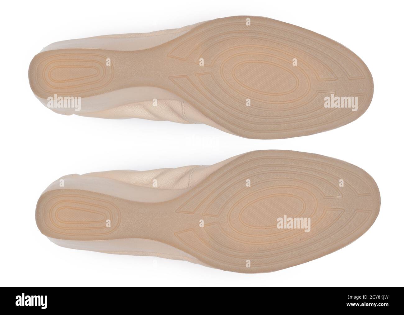 Bottom of shoes, isolated on white background Stock Photo - Alamy