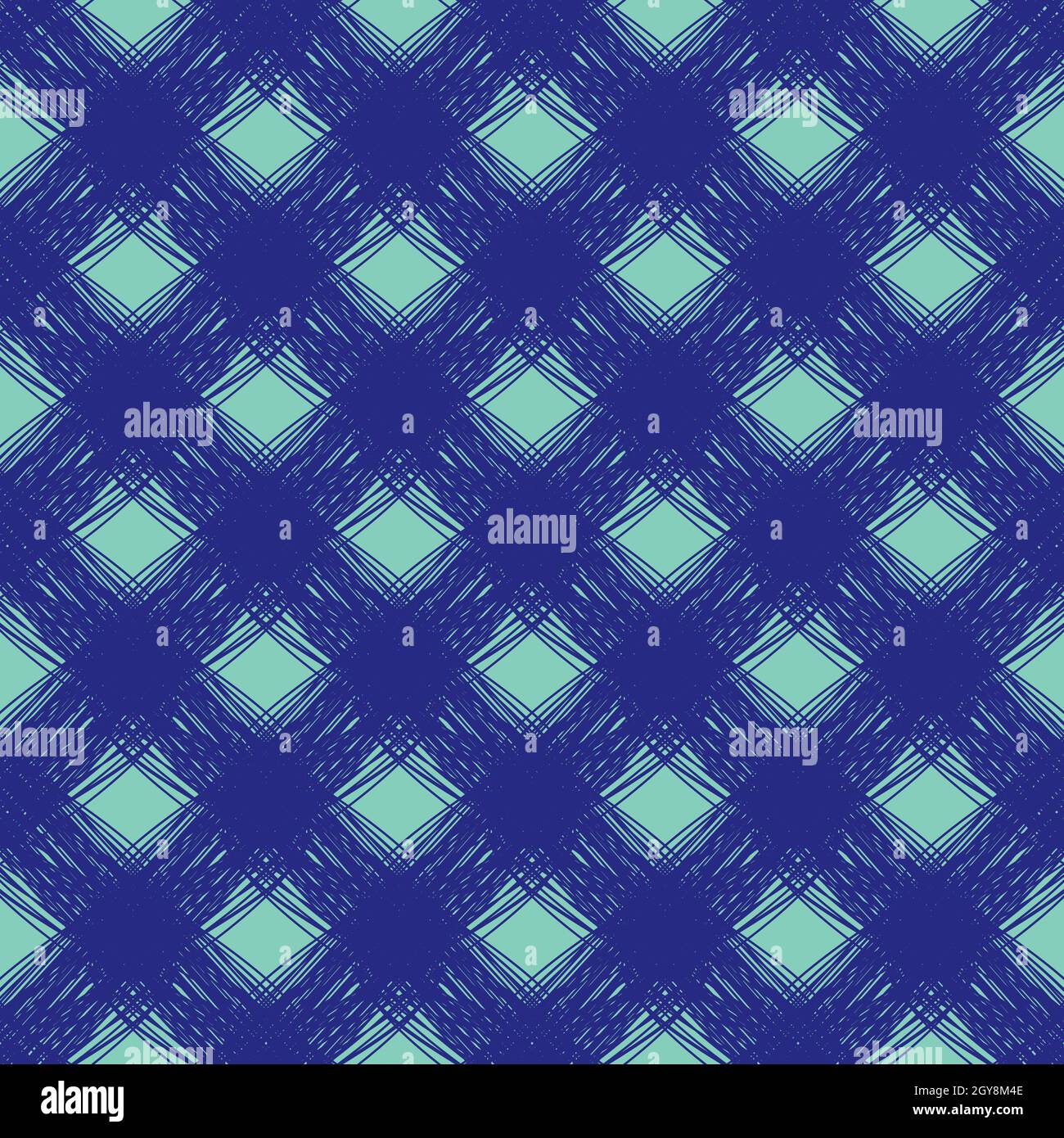 Diagonal scrim linen weave texture vector pattern. Seamless inky blue ...