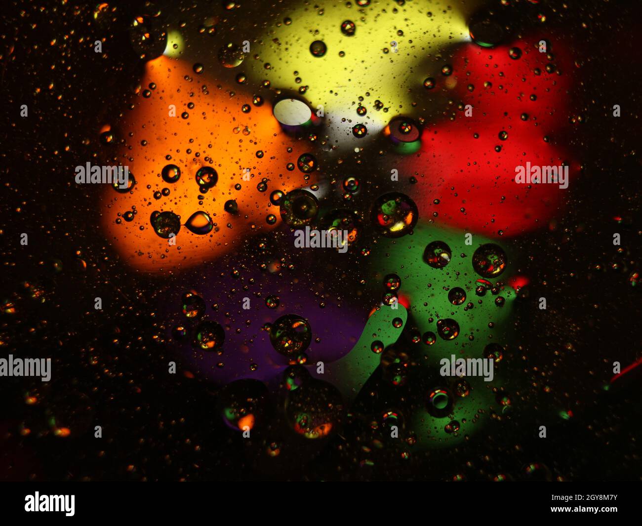 Funds different fluids abstract colors different rarities Stock Photo ...