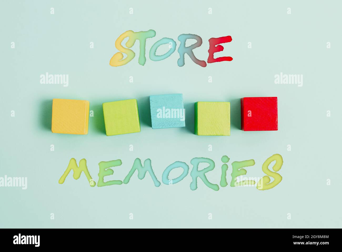 Hand Writing Sign Store Memories Business Overview A Process Of