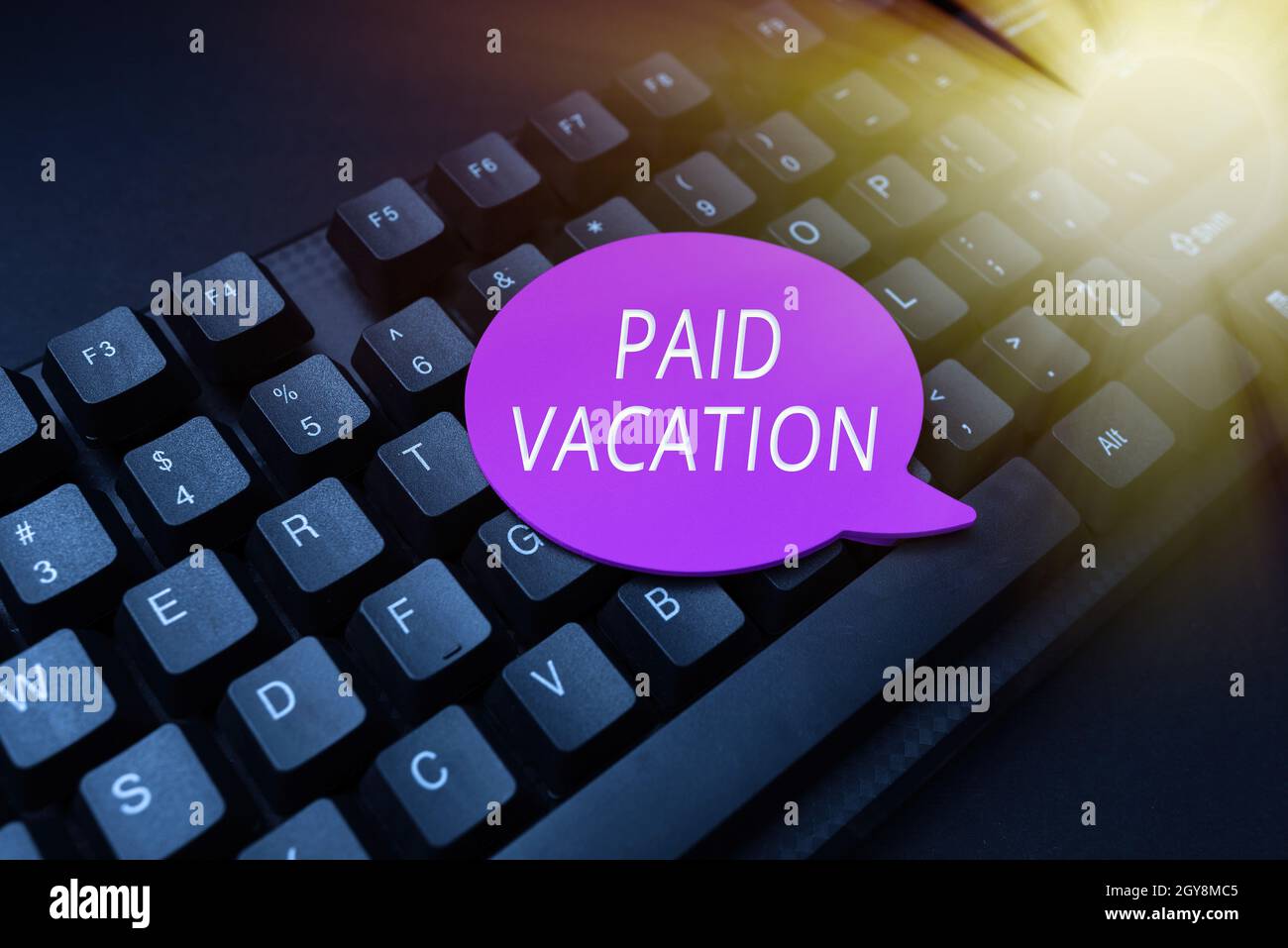 Hand writing sign Paid Vacation, Internet Concept Sabbatical Weekend ...