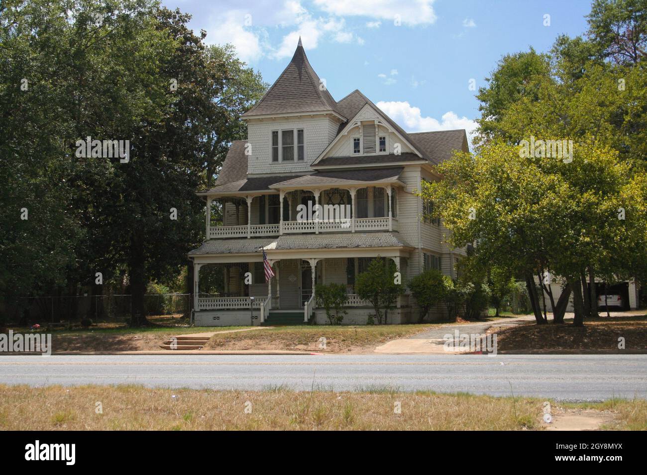 Historic Victorian Home in Rural East Texas Stock Photo - Alamy