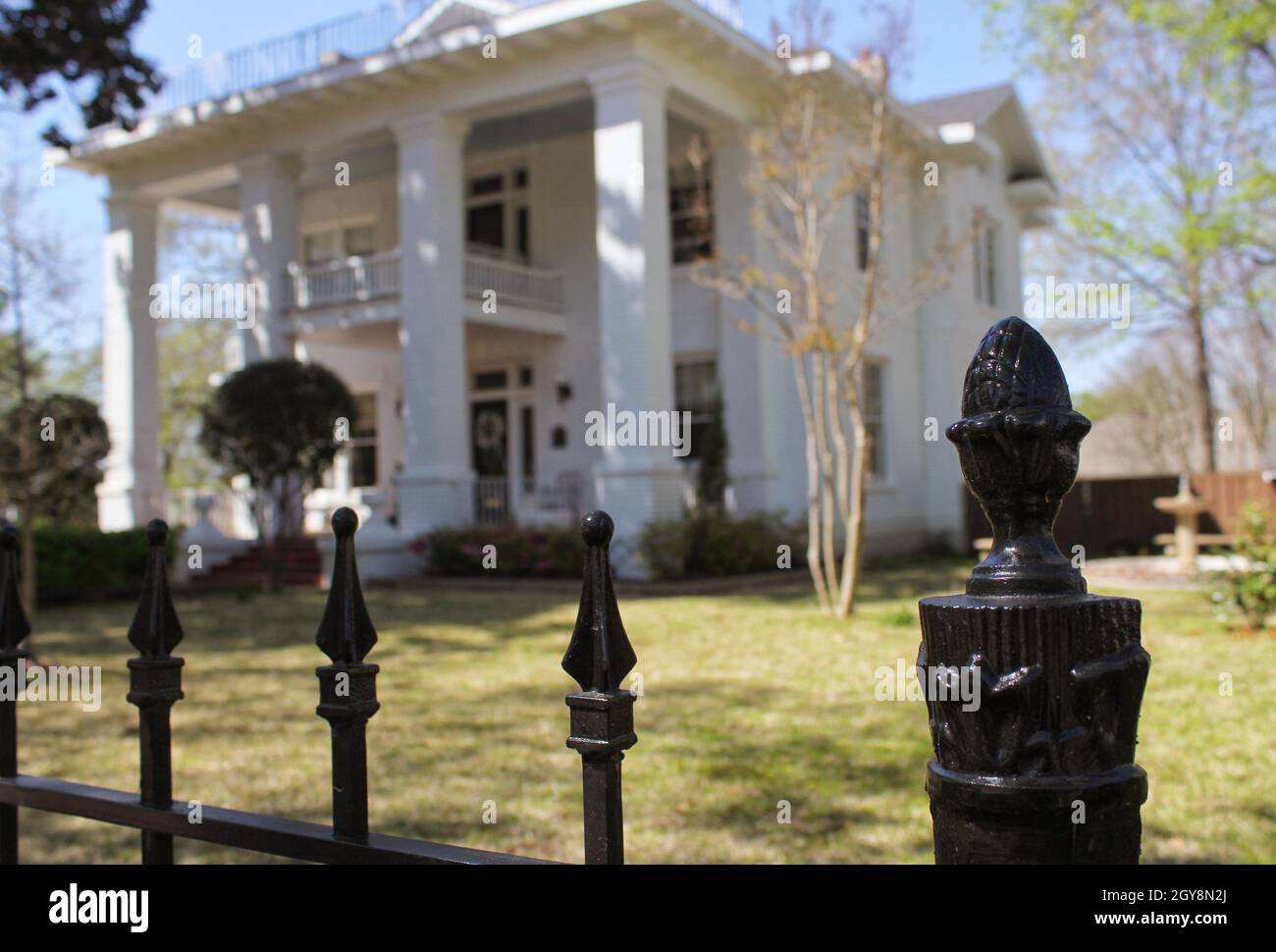 Historic Mansion in Rural East Texas Stock Photo - Alamy