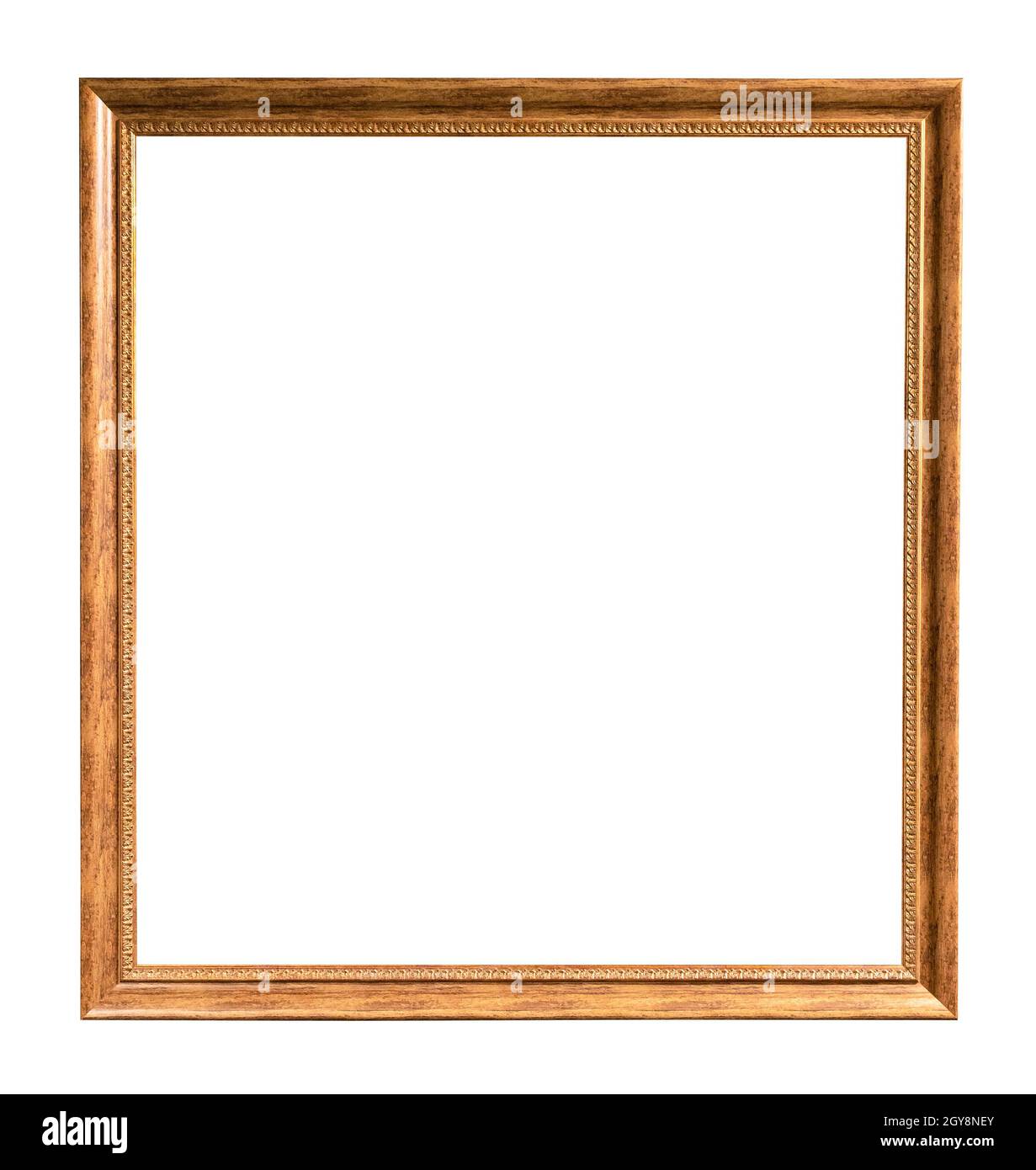 Frame brown plain narrow empty hi-res stock photography and images - Alamy