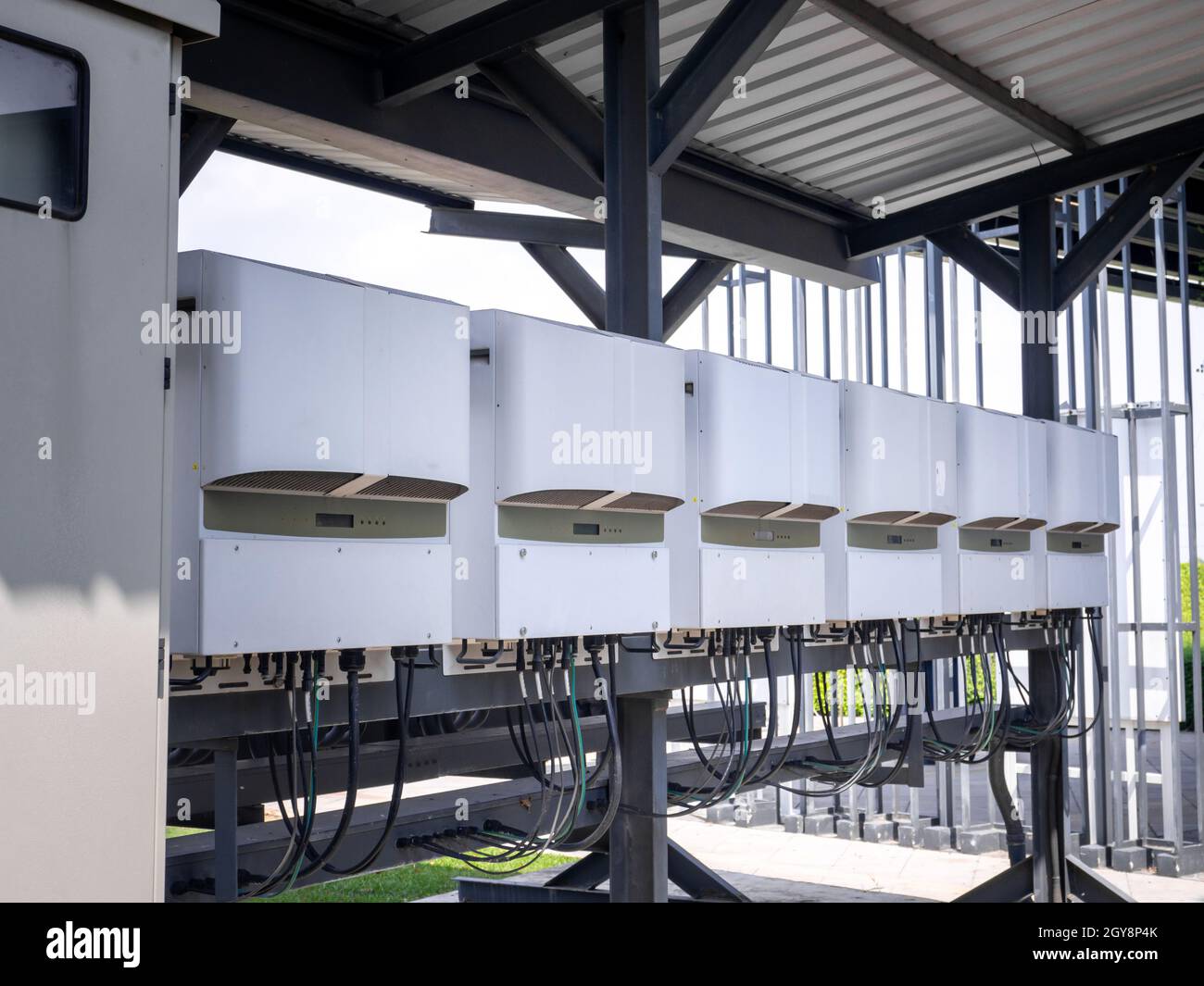 Outdoor electric control box. Circuit controller box. Electric control ...