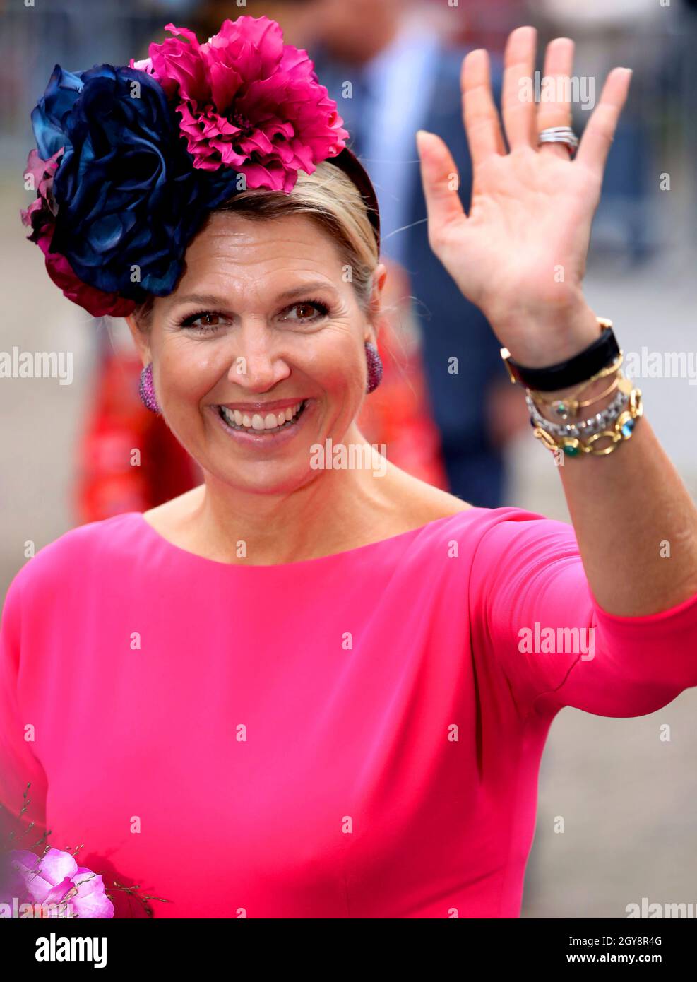 Assen, Niederlande. 07th Oct, 2021. Queen Maxima of The Netherlands ...