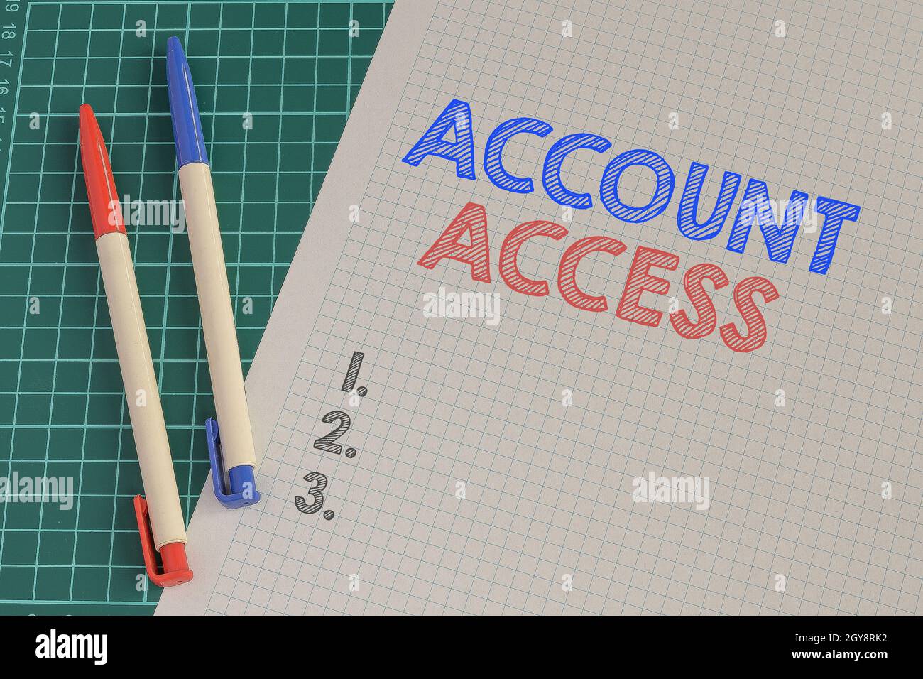 Conceptual caption Account Access, Business overview full privilege for ... Conceptual caption Account Access, Business overview full privilege for ...