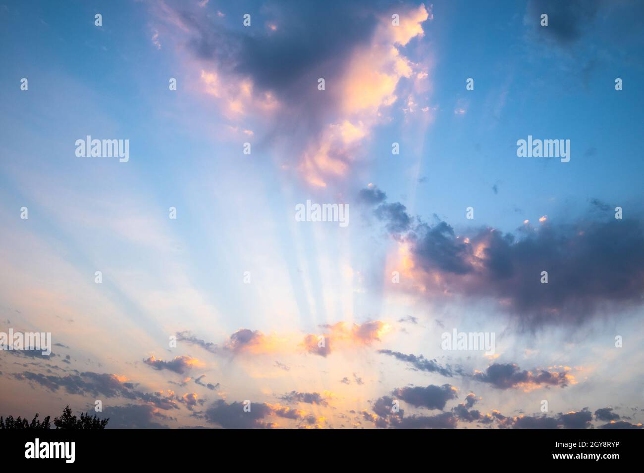 Last rays sun illuminate hi-res stock photography and images - Alamy