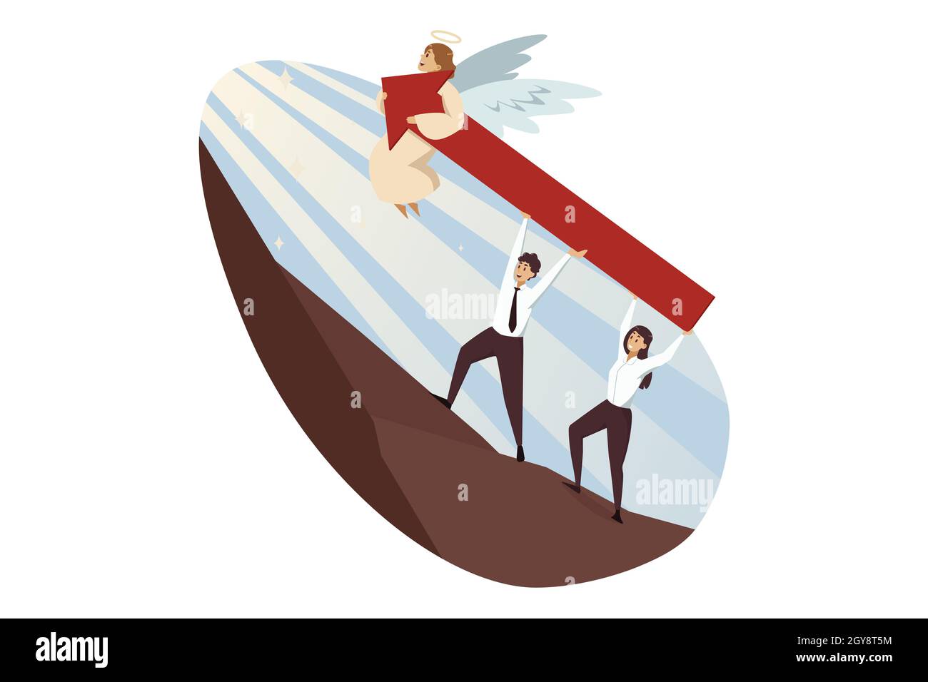 Teamwork, startup, religion, christianity, business concept. Jesus ...