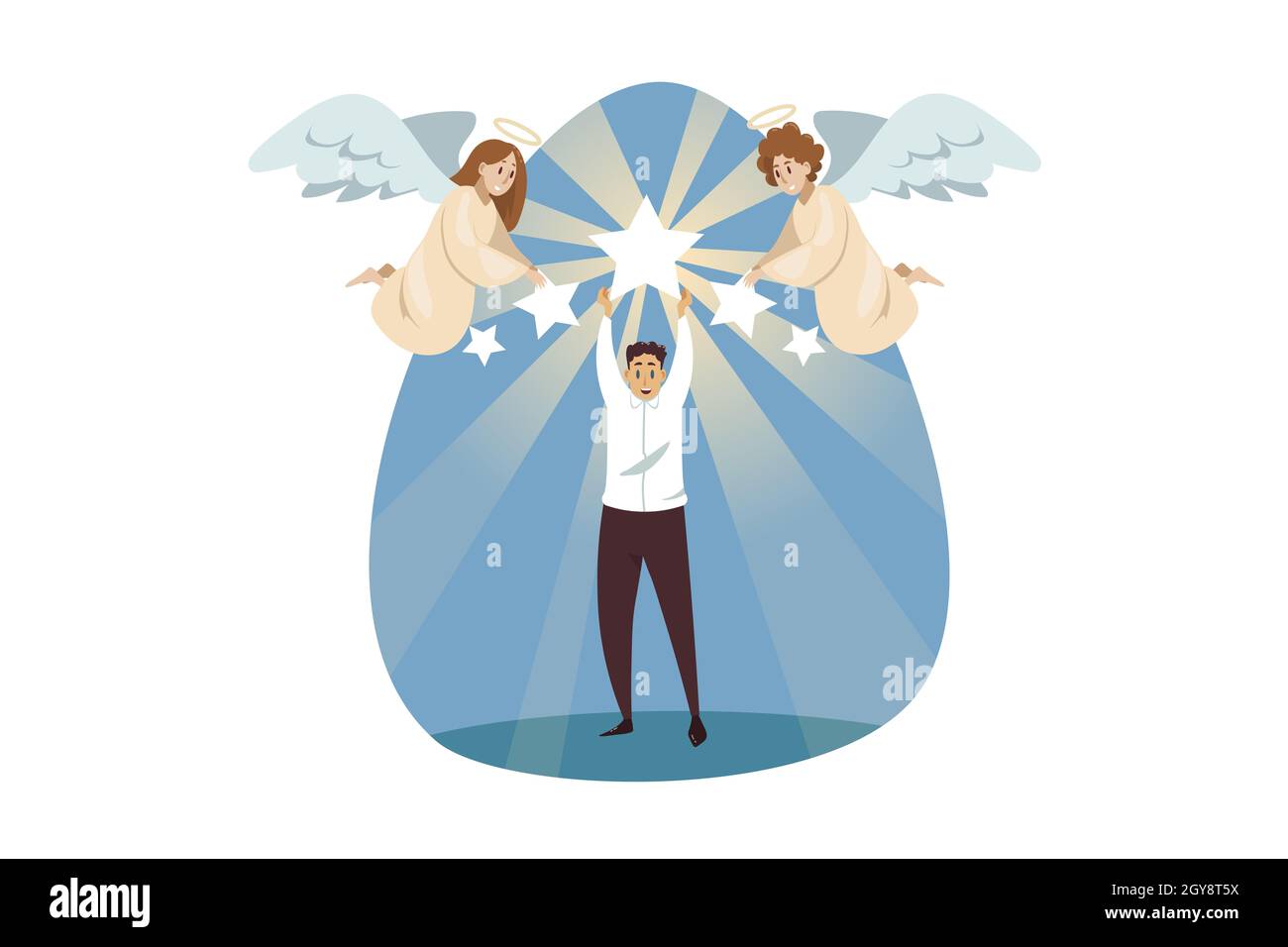 Religion, christianity, support, success, goal achievement concept ...