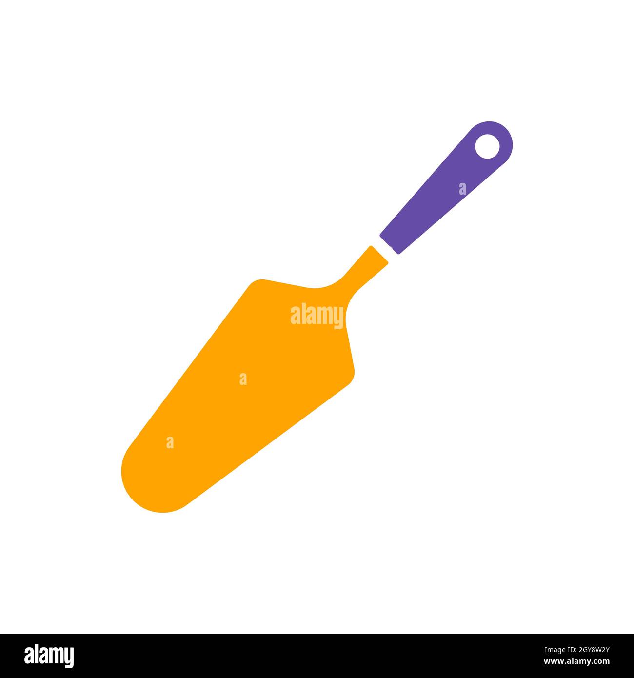 Cake and pie server utensil vector glyph icon. Kitchen appliances ...