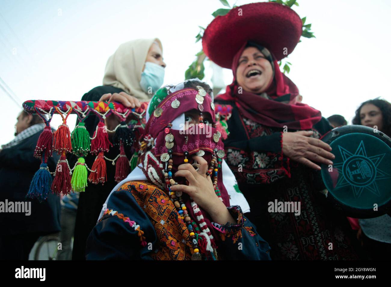 Gaza, Palestine. 07th Oct, 2021. The Palestinians celebrate the ...