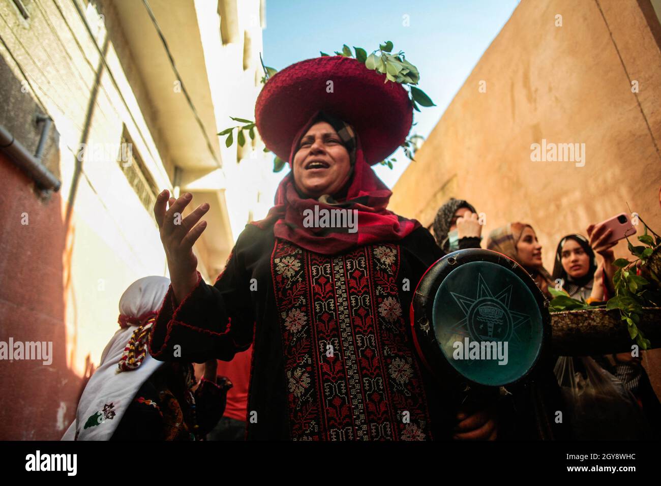 Gaza, Palestine. 07th Oct, 2021. The Palestinians celebrate the ...