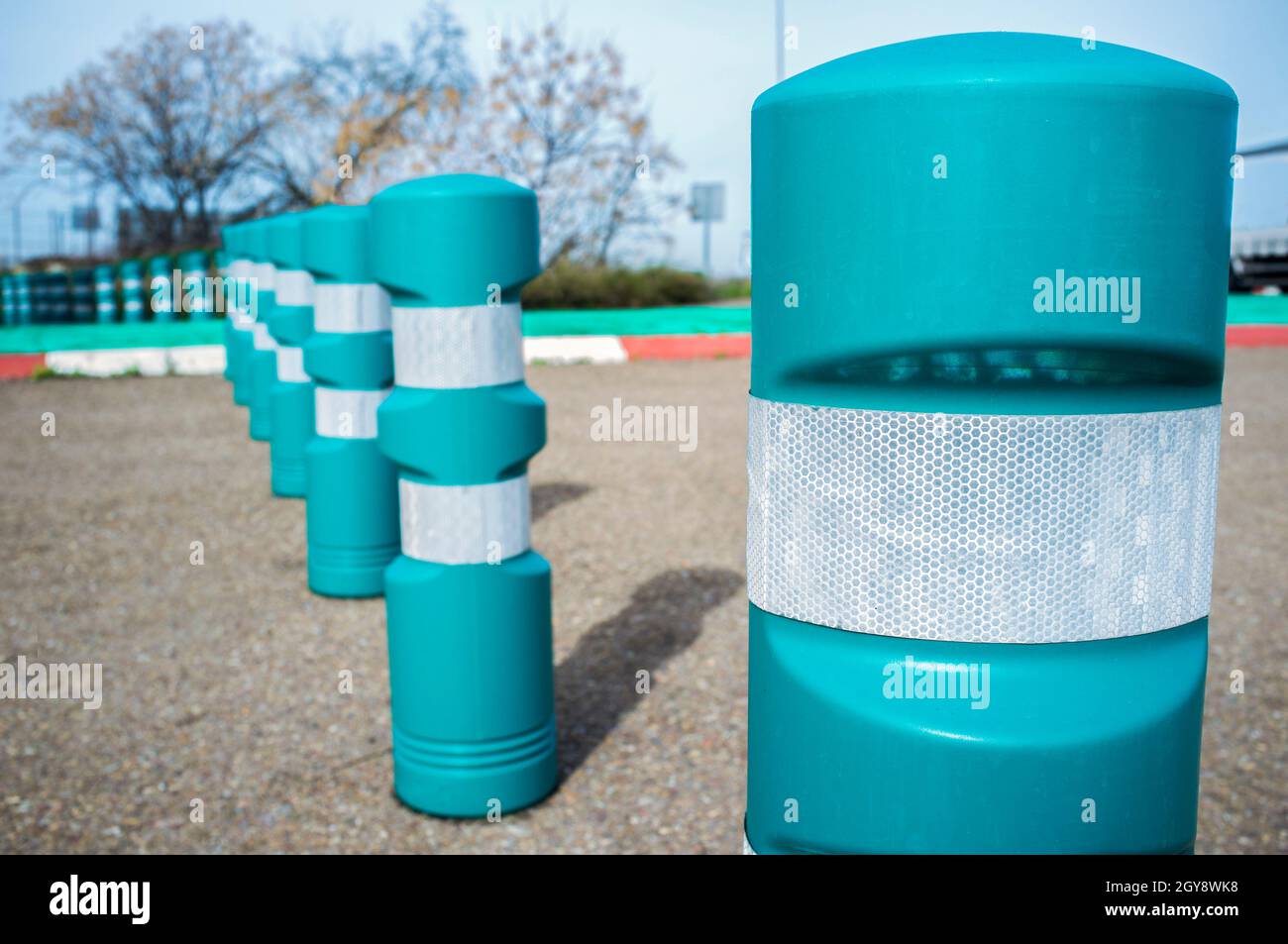 Permanent bollards hi-res stock photography and images - Alamy