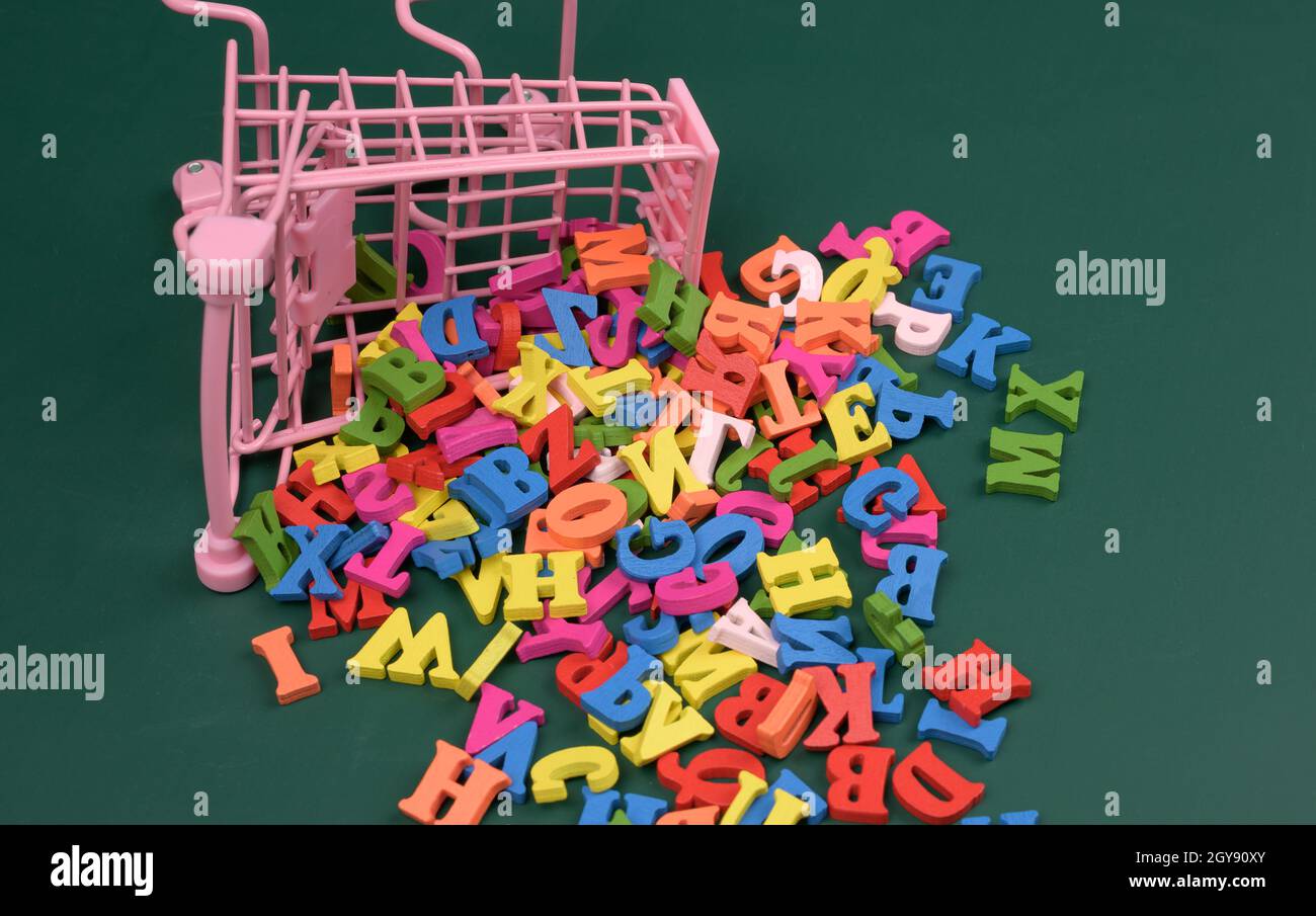 Abc cart hi-res stock photography and images - Alamy