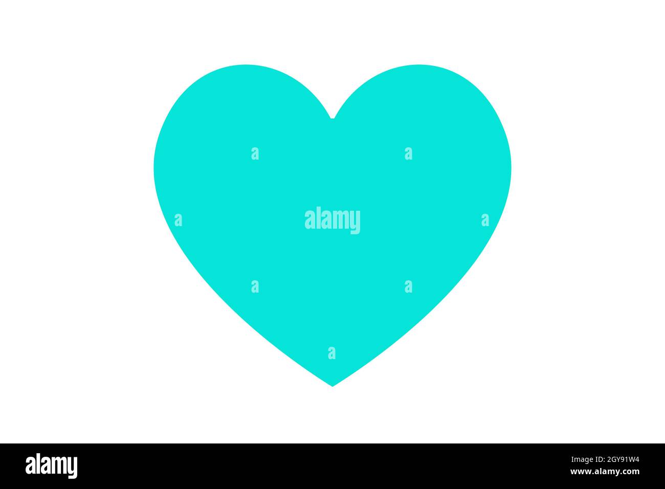 Violet heart illustration over white. Love symbol icon. Valentine's Day ...